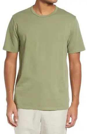 Vince Solid T-shirt Washed Yucca Pine