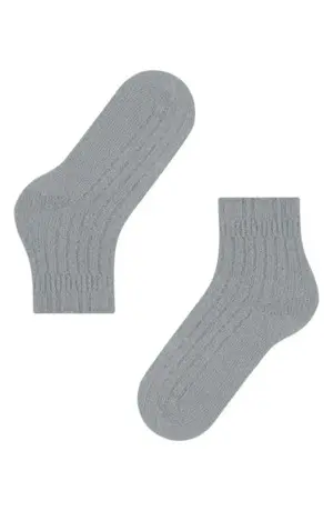 Falke Wool-blend Lounge Socks - Silver
