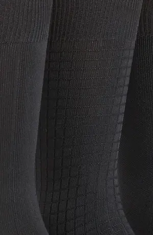 Calvin Klein 3-pack Microfiber Socks - Black