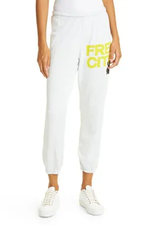 FREECITY Large Logo Sweatpants Moonglow