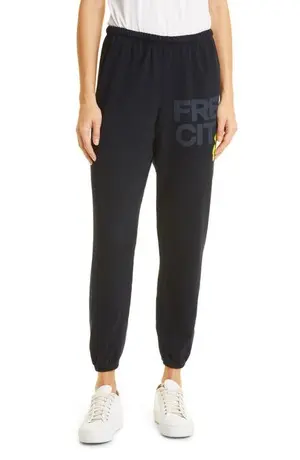 FREECITY Large Logo Sweatpants Squidsink