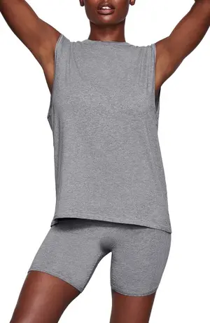 SKIMS Boyfriend Boxers Dark Heather Gray
