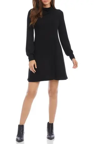 Karen Kane Drape Neck Sweater Dress