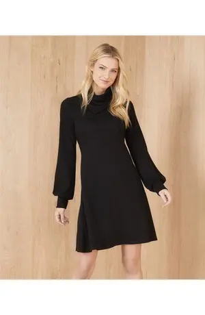 Karen Kane Drape Neck Sweater Dress