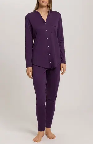 Hanro Pure Essence Pajamas - Amethyst