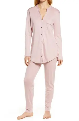 Hanro Pure Essence Pajamas Peony