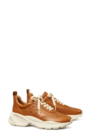 Tory Burch Tory Burch Good Luck Sneaker Tan/ Tan