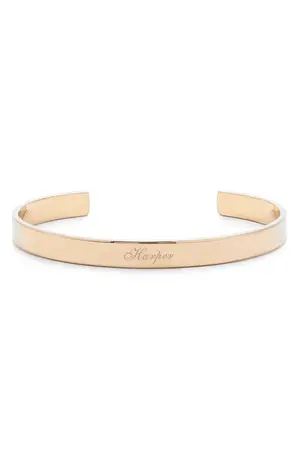 BROOK & YORK Brook And York Personalized Name Cuff Rose Gold