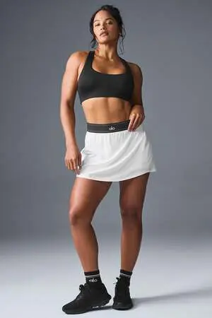 Alo Yoga Match Point Tennis Skirt - White