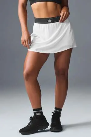 Alo Yoga Match Point Tennis Skirt - White