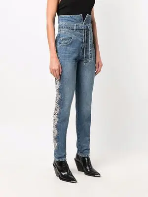 Philipp Plein Saint Tropez High-rise Jeans