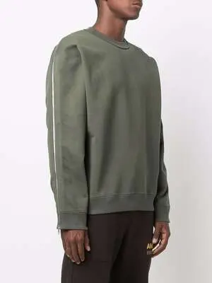 AMBUSH Logo-print Sleeve Sweatshirt - Green