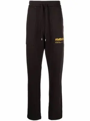 AMBUSH Logo-print Track Pants - Brown