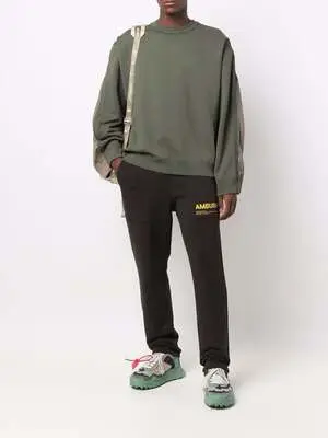 AMBUSH Logo-print Track Pants - Brown