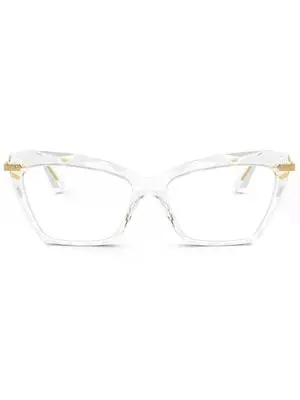 Dolce & Gabbana Cat-eye Glasses - White