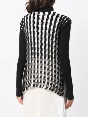 JIL SANDER Woven-design Jumper