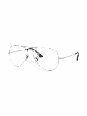 Ray-ban Aviator Frame Glasses - Silver