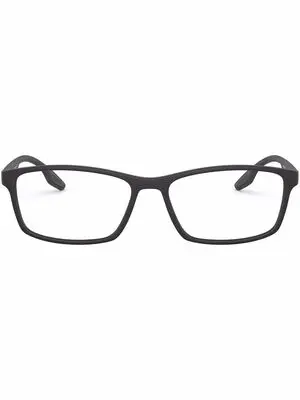 Prada Rectangle-frame Glasses - Black