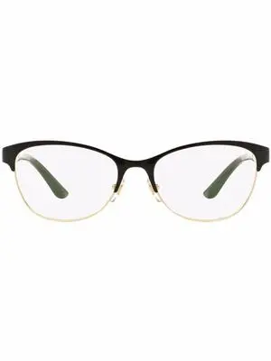 Versace Wayfarer-frame Glasses - Black