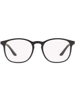 Giorgio Armani Square Frame Eyeglasses - Black
