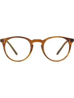 Oliver Spencer O'malley Round-frame Eyeglasses - White
