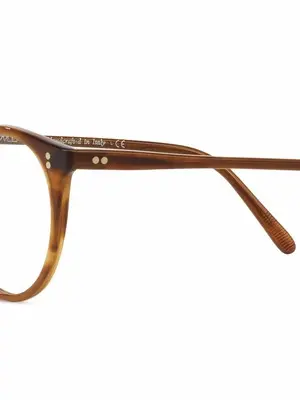 Oliver Spencer O'malley Round-frame Eyeglasses - White