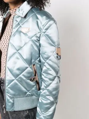 Philipp Plein Quilted Bomber Jacket
