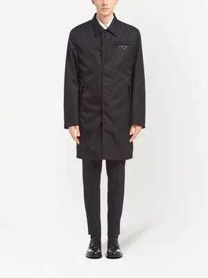 Prada Re-nylon Triangle-logo Raincoat