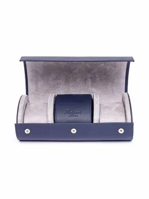 RAPPORT LONDON Hyde Park Three Watch Roll Case - Blue