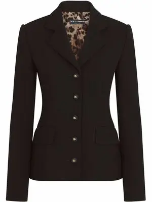 Dolce & Gabbana Single-breasted Wool Blazer