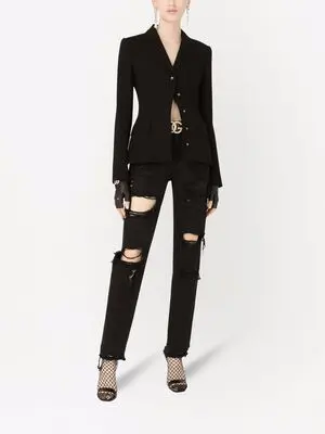 Dolce & Gabbana Single-breasted Wool Blazer