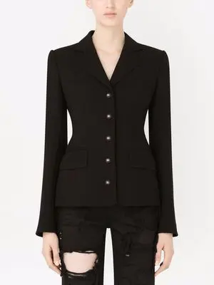 Dolce & Gabbana Single-breasted Wool Blazer