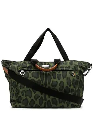 Dolce & Gabbana Leopard Print Duffle - Green