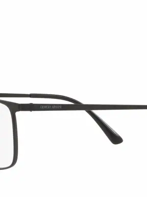 Giorgio Armani Matte Square-frame Eyeglasses