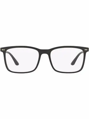 Giorgio Armani Square Frame Glasses - Black