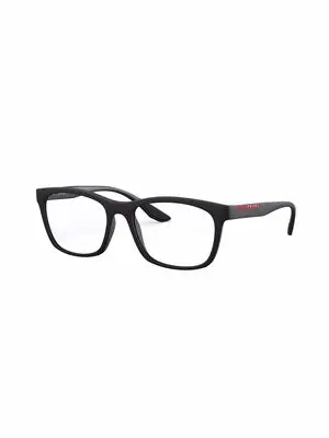 Prada Square Frame Eyeglasses - Black