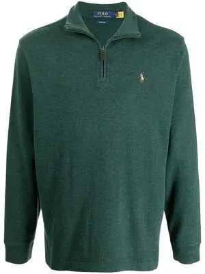 Polo Ralph Lauren Polo Pony Zip-up Jumper - Green