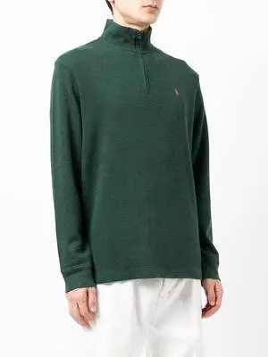 Polo Ralph Lauren Polo Pony Zip-up Jumper - Green