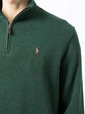 Polo Ralph Lauren Polo Pony Zip-up Jumper - Green