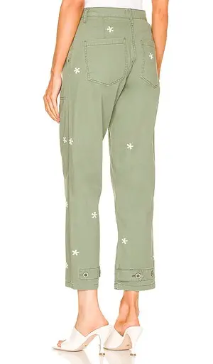 PISTOLA Tammy High Rise Trouser In Army