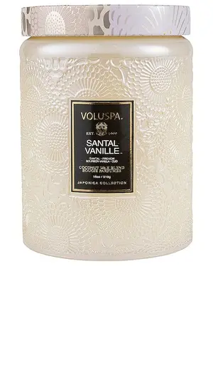 Voluspa Large Jar Candle In Na - Santal Vanille