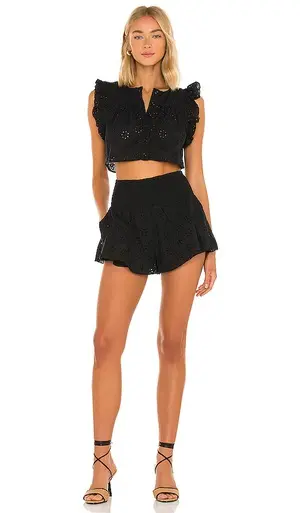 Tularosa Carlotta Eyelet Shorts