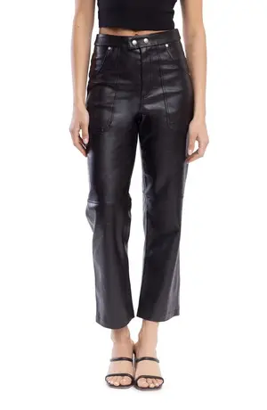 Blanknyc Rib Cage Wide Leg Pants - Track Record