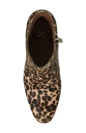 Vince Camuto Nevvina Leopard Print Genuine Calf Hair Bootie