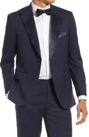 Alton Lane Sullivan Stretch Wool Tuxedo - Navy