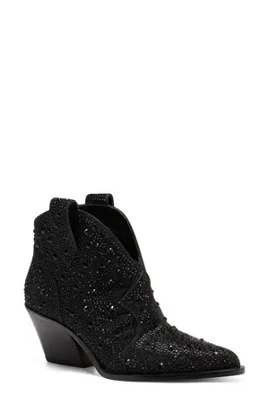 Jessica Simpson Zadie Bootie Black Glitter