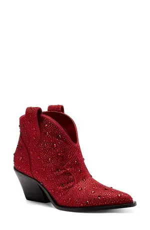 Jessica Simpson Zadie Bootie Wicked Red