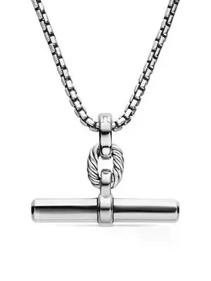 David Yurman Sterling Lexington Barrel Pendant