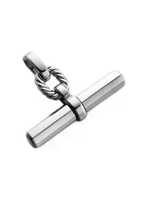 David Yurman Sterling Lexington Barrel Pendant