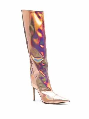 Alexandre Vauthier Iridescent Knee-length Boots - Pink
